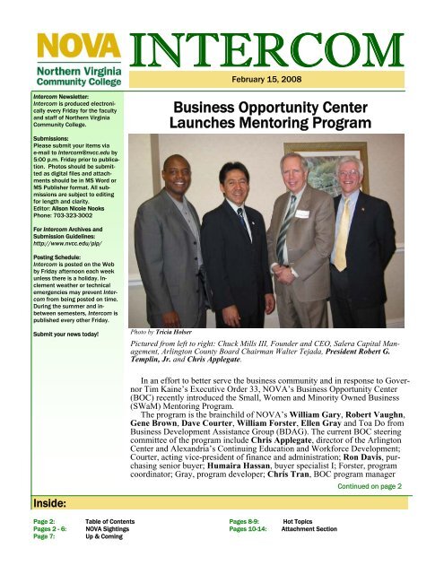 INTERCOM - Northern Virginia Community College