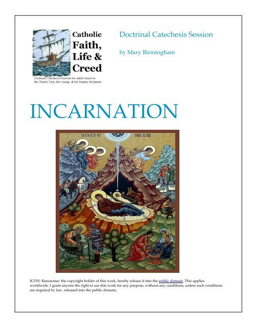 MBFLC618 Incarnation - Christ The Redeemer Catholic Church