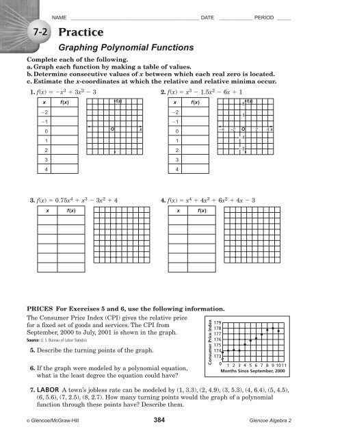 5 3 study guide and intervention polynomial functions answers