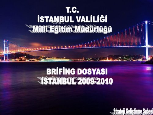 Slayt 1 - İstanbul İl Milli Eğitim Müdürlüğü