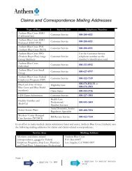 Ready Reference Guide - Wisconsin Anthem BlueCross and ...