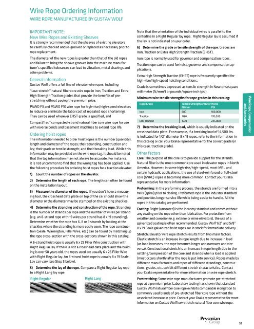 wire rope guide - Prysmian Group