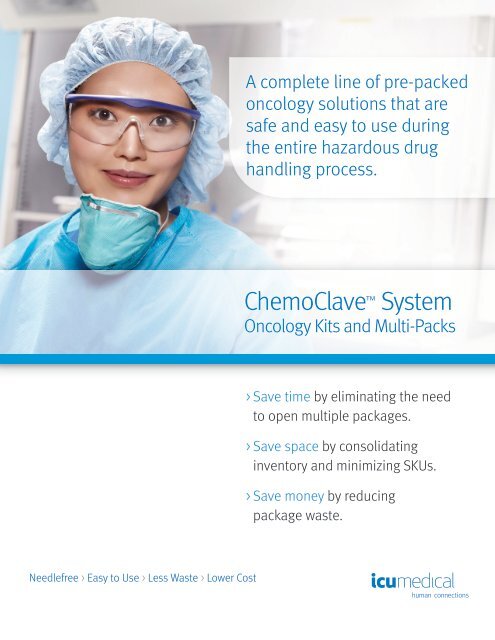 Oncology Kits & Muli-packs Brochure - ICU Medical, Inc.