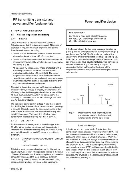 RF transmitting transistor and power amplifier fundamentals Power ...