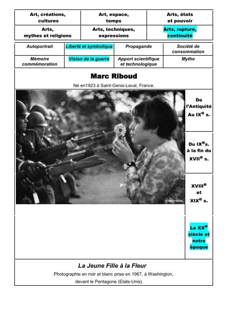 Marc Riboud - la jeune fille à la fleur