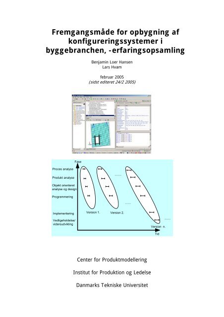 Fremgangsmåde for opbygning af konfigureringssystemer i ...