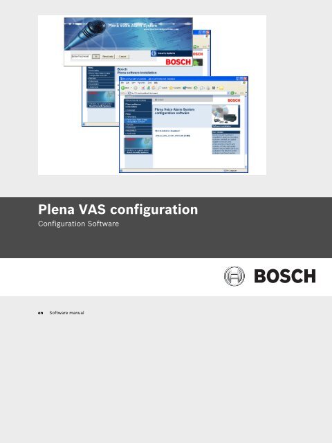 Plena VAS configuration - Bosch Security Systems