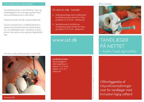 Elektronisk udgave - Sundhedsstyrelsen