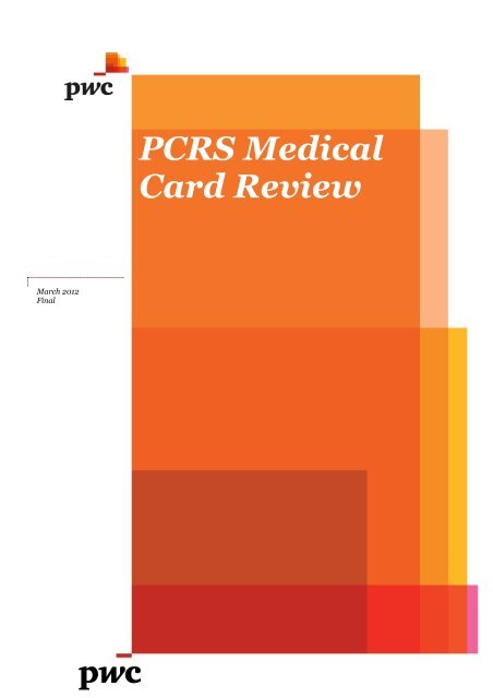 PCRS Medical Card Review