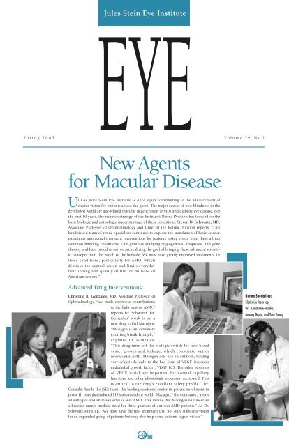 Macugen - Jules Stein Eye Institute