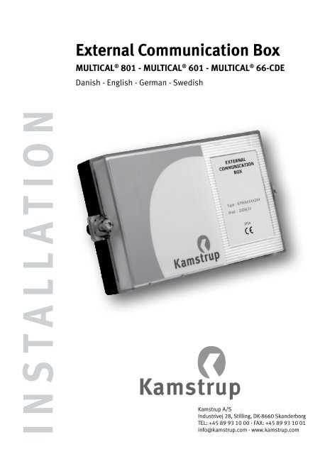 External Communication Box - Kamstrup