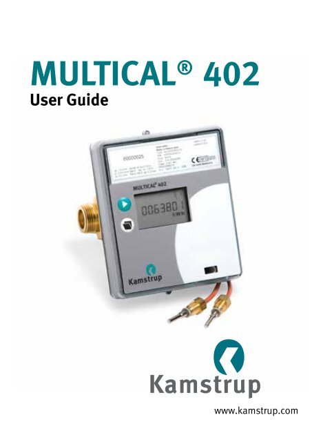MULTICAL® 402 User Guide - Kamstrup