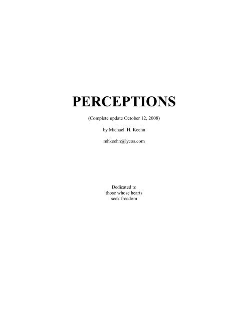 PERCEPTIONS - Freedom School