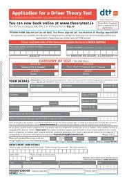 Driver Evaluation Road Test Form