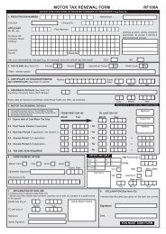 Vehicle Reg RF200 Form - Westmeath County Council