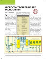Microcontroller-based Speedometer-Cum-Odometer - Kits 'n' Spares