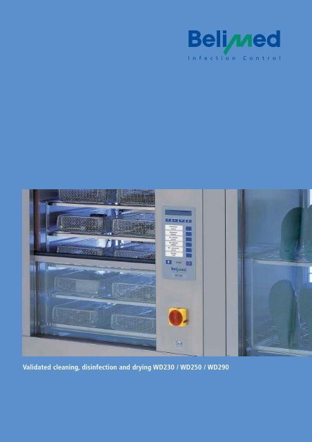Validated cleaning, disinfection and drying WD230 / WD250 / WD290