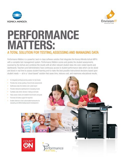 PERFORMANCE MATTERS: - Konica Minolta