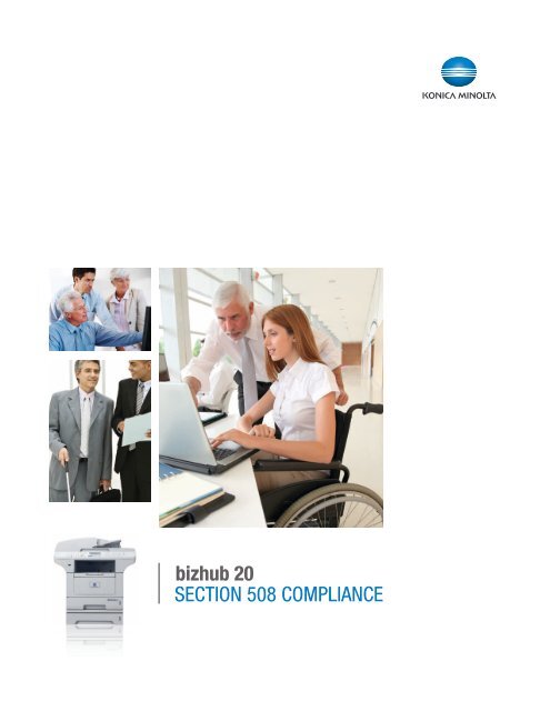 SECTION 508 COMPLIANCE - Konica Minolta