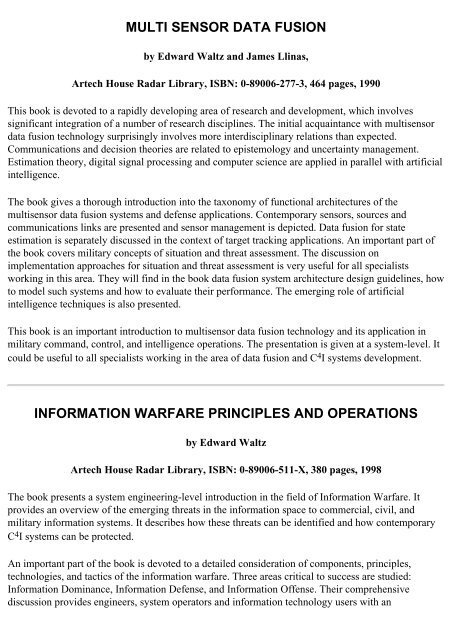 Multi sensor data fusion