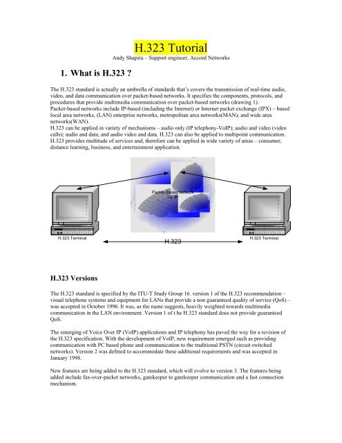 H 323 Tutorial.pdf - Knowledge Base