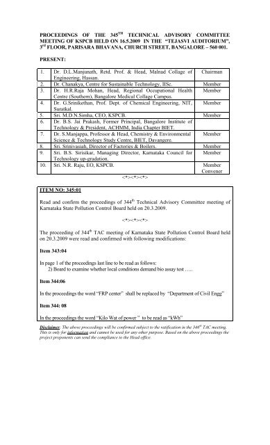 345-TAC Proceedings - Karnataka State Pollution Control Board