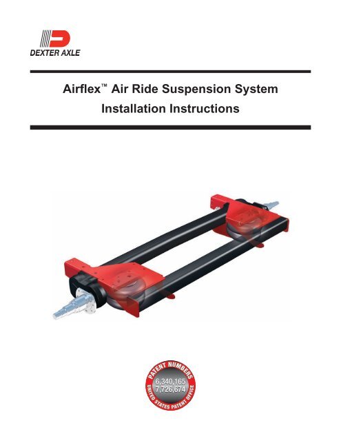 Airflex™ Air Ride Suspension System Installation Instructions