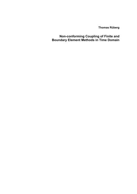 Non Conforming Coupling Of Finite And Boundary Element Methods