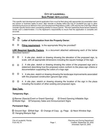 Rental Certificate of Use Application Checklist - City of Lauderhill
