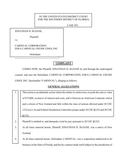 example of an exercise - Institute for Law Teaching and Learning