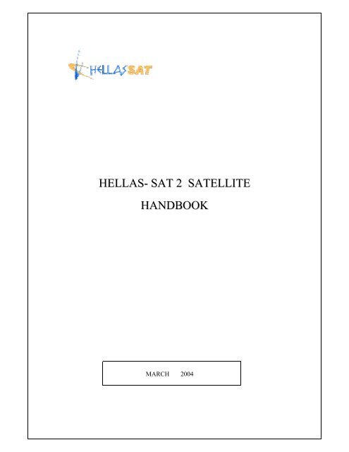 HELLAS- SAT 2 SATELLITE HANDBOOK - Lea