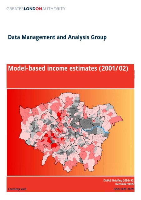 Model-based income estimates (2001/02) - london.gov.uk - Greater ...