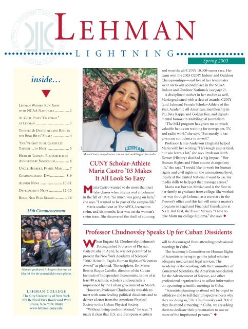 inside… - Lehman College