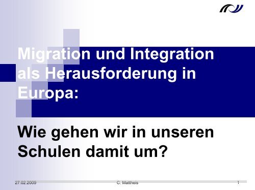 Migration und Integration