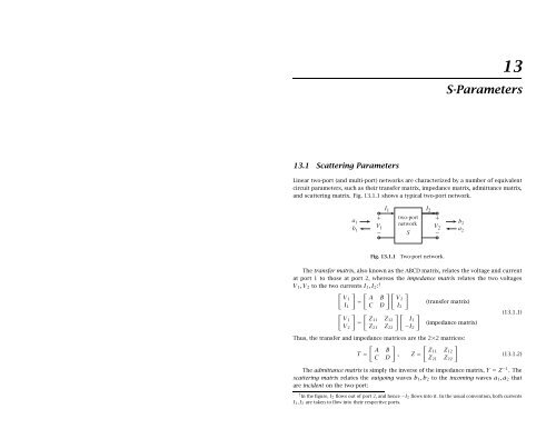 Ch.13: S-Parameters