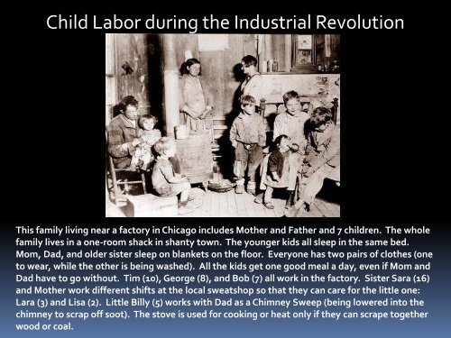 Child Labor during the Industrial Revolution