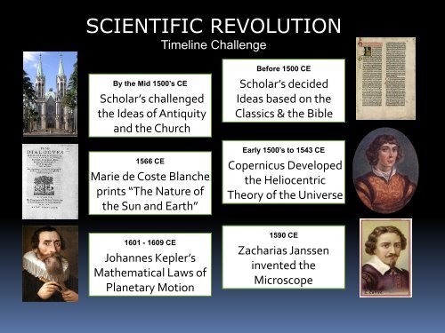 Lesson #30 Scientific Revolution