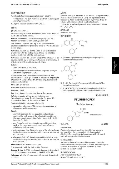 FLURBIPROFEN Flurbiprofenum