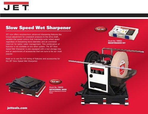 Slow Speed Wet Sharpener - JET Tools