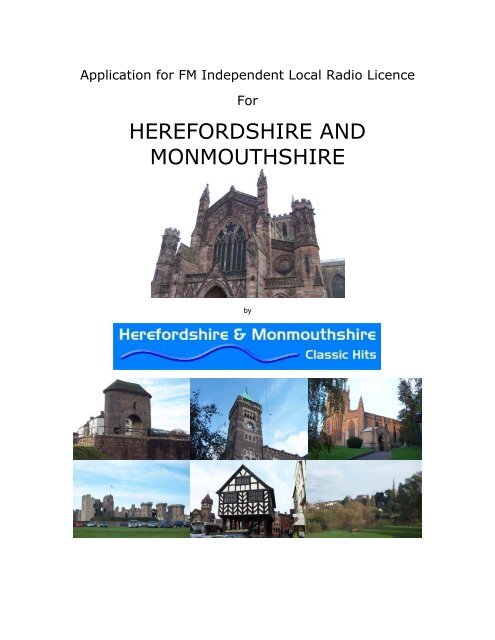 Application for FM Independent Local Radio ... - Ofcom Licensing