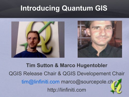 introduction to QGIS slideshow