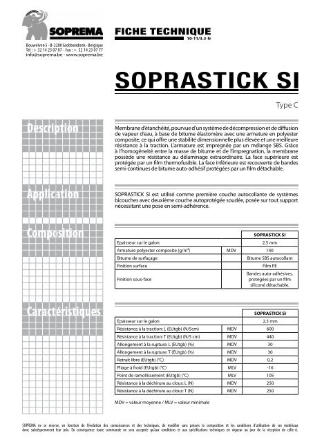 SOPRASTICK SI - Soprema