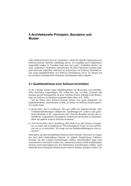 4 Architekturelle Prinzipien, Bausteine und Muster - People