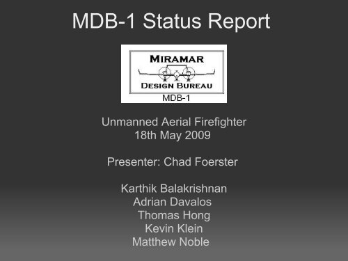 Miramar MDB-1 - MAE Class Websites