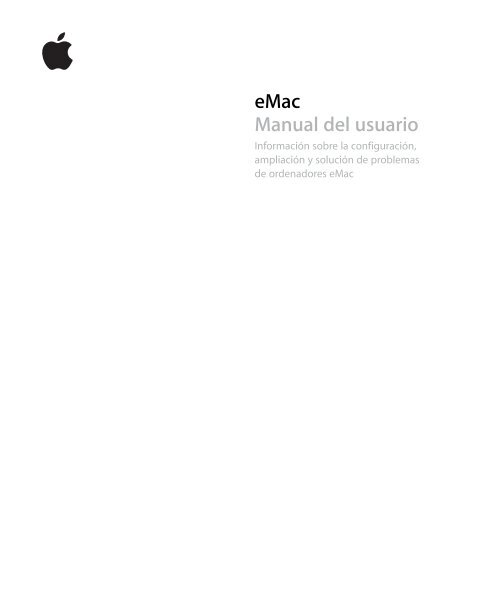 eMac (Early 2004) Manual del usuario - Support - Apple