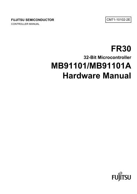 Hardware Manual - Microcontrollers - Fujitsu