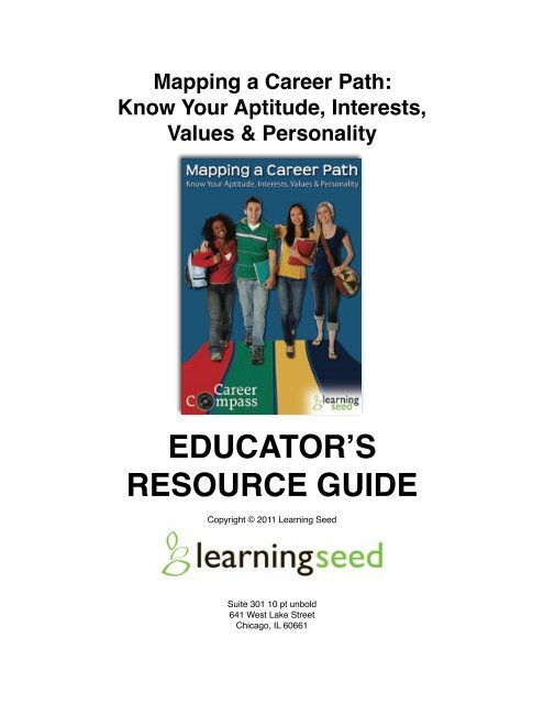 Mapping A Career Path - Learning Seed