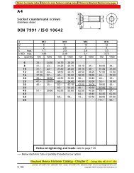 DIN 7991/ISO 10642 A4 STAINLESS STEEL - Maryland Metrics
