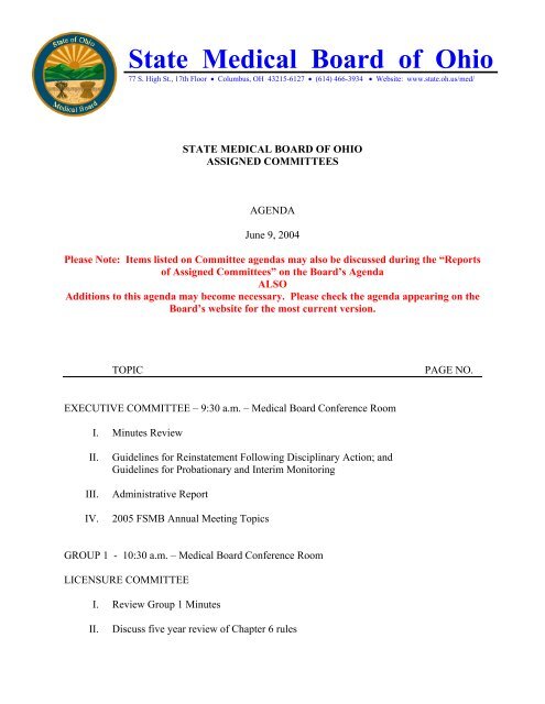 State Medical Board of Ohio