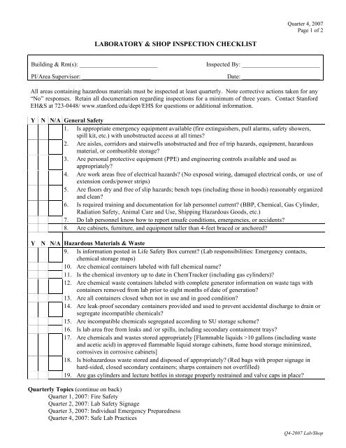 Chemical Spill Kit Checklist Pdf 100% Original | ids-deutschland.de
